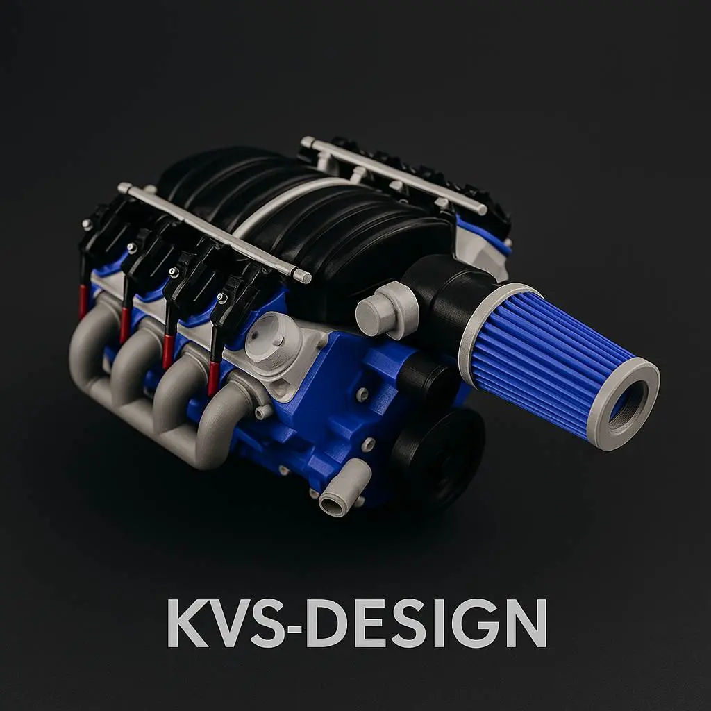 3D Printer Files | 3MF File | CHEVY LS3 ENGINE desk model | Creality Cloud