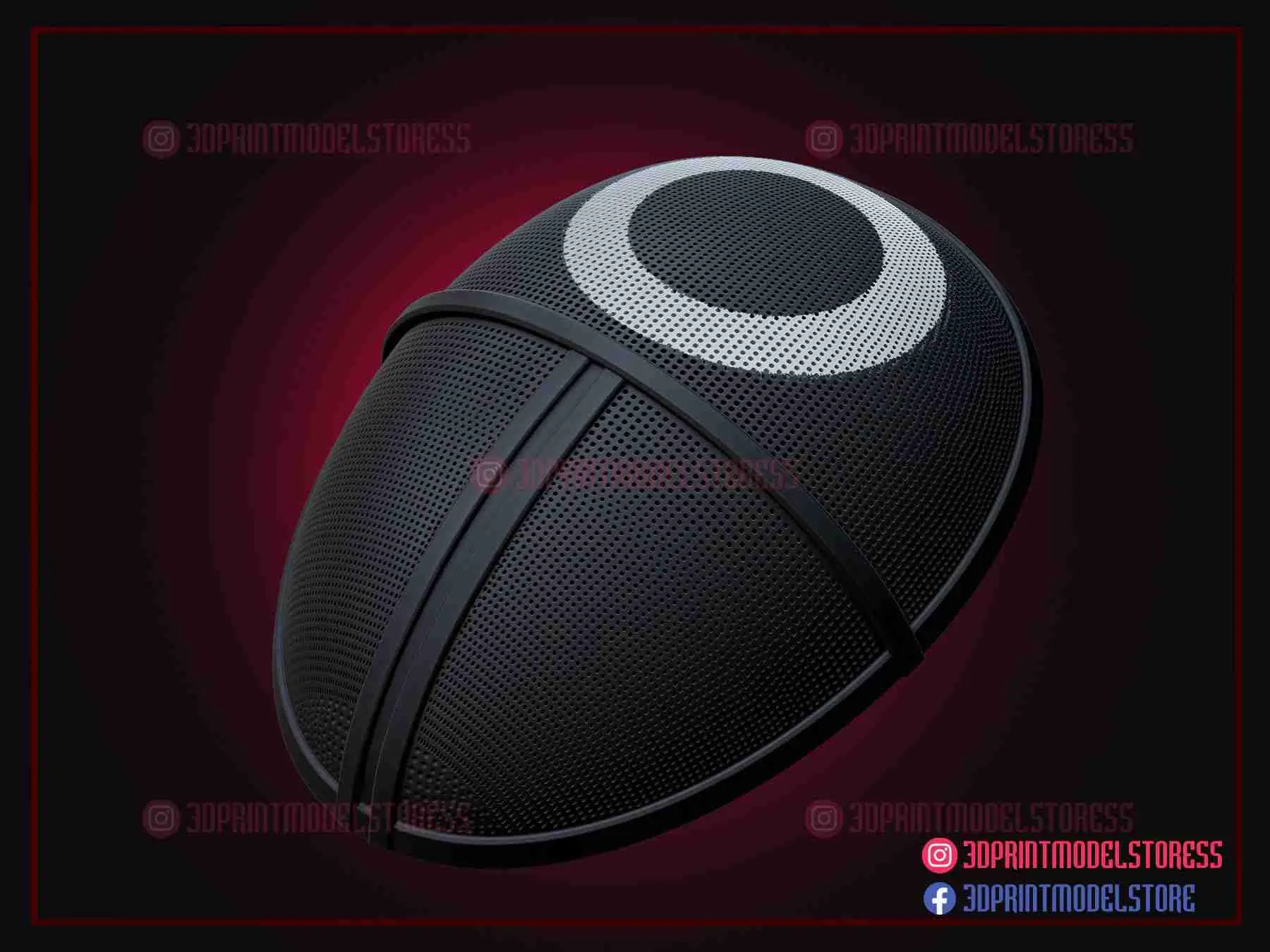 Cosplay STL Download - Squid Game Soldier Mask - Squid Game Mask for ...