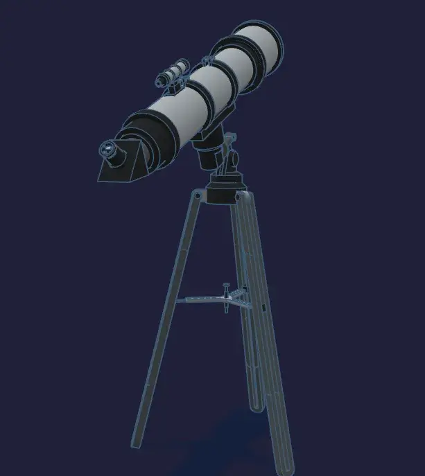 3D Printer Files | 3MF File | Desktop Refracting Mini Telescope ...