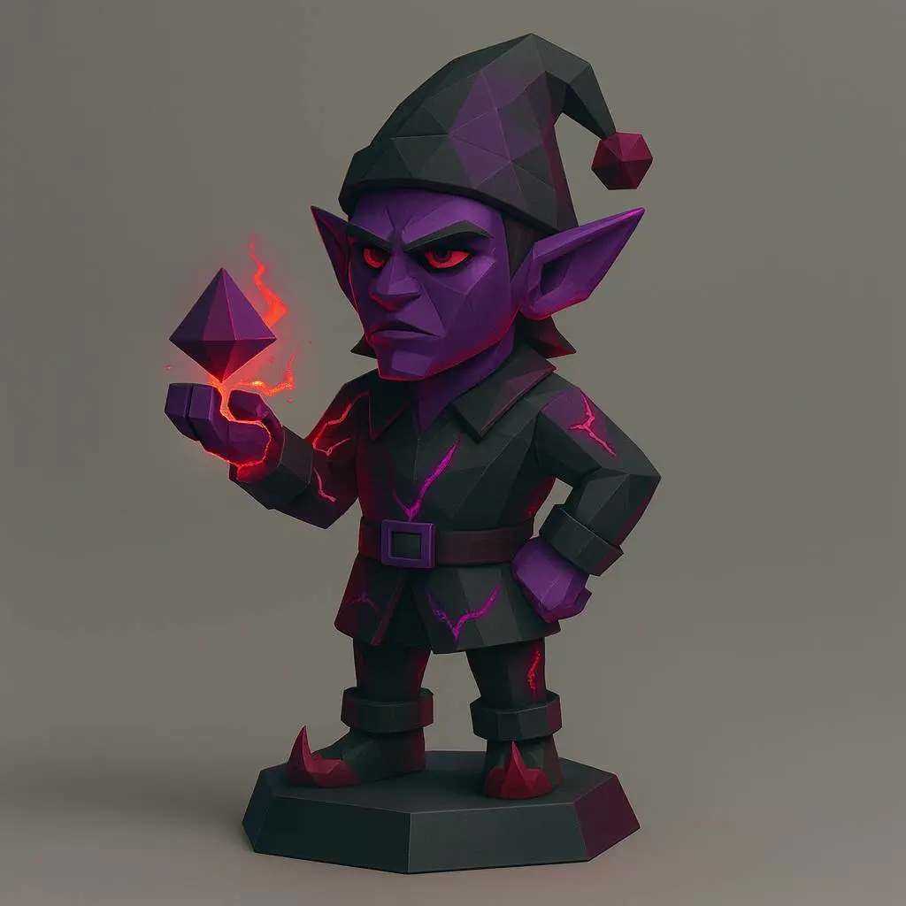 3D Printer Files | 3MF File | Dark elf(chess piece Bishop) | Creality Cloud