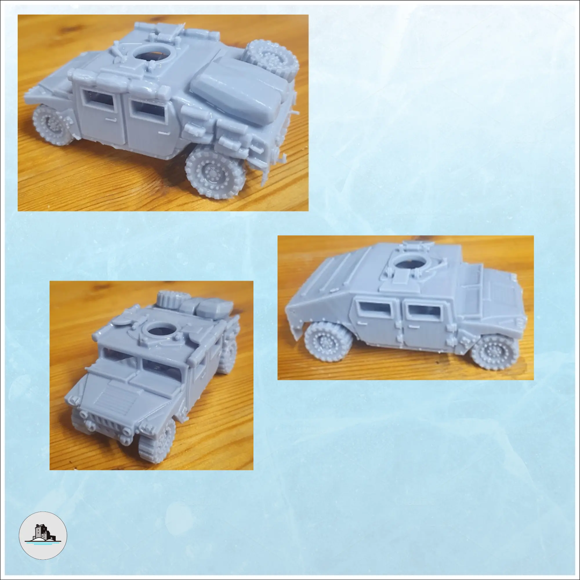 Vehicles & Machinery STL Download - Humvee M998 High mobility ...