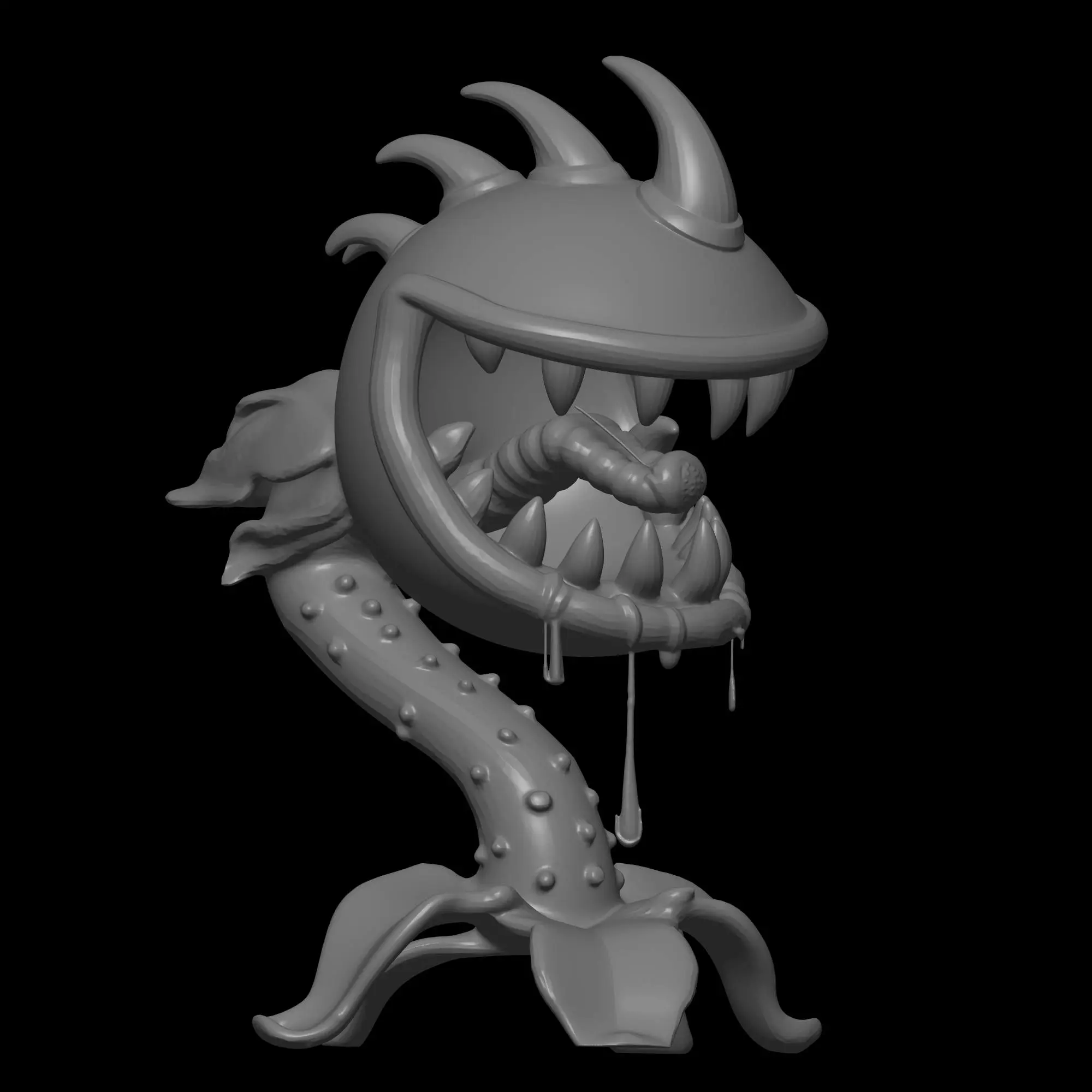 Sculptures & Artworks STL Download - Mario Carnivorous Plantby BiLeN ...