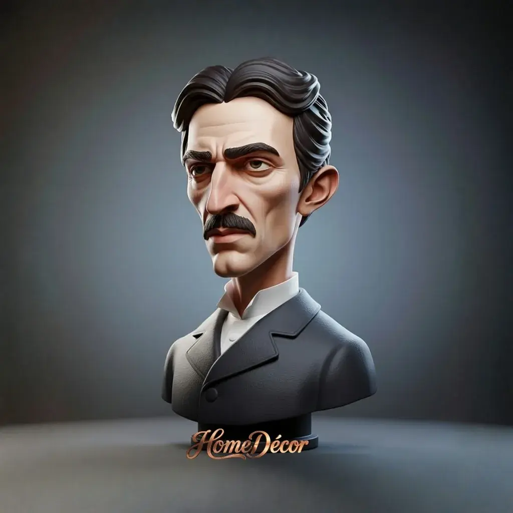 3D Printer Files | 3MF File | Tesla Bust | Creality Cloud