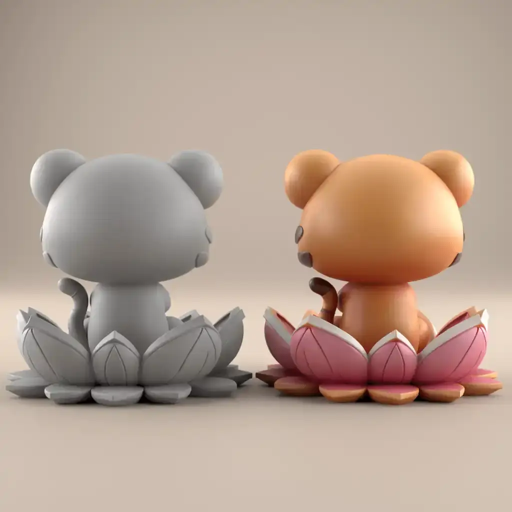 Home Decorations & Ornaments STL Download - Meditating Praying Tiger 3D ...