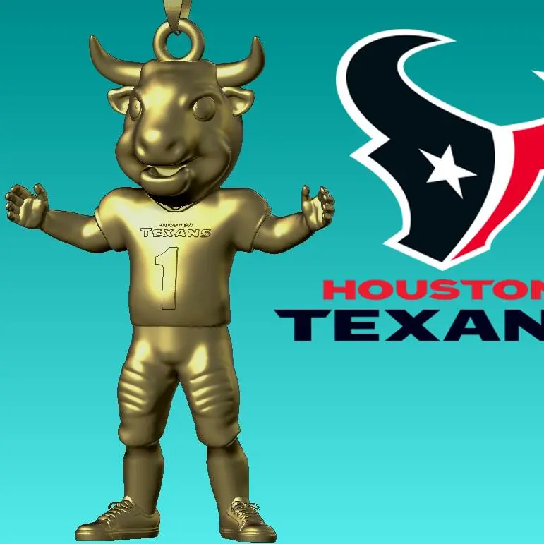 Characters & Creatures STL Download - NFL - Necklaces HOUSTON TEXANS ...