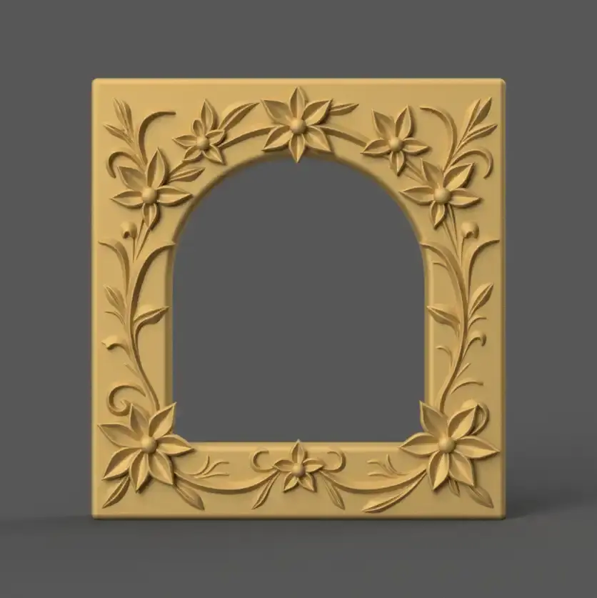 Home Decorations & Ornaments STL Download - Beautiful Photo Frame STL ...