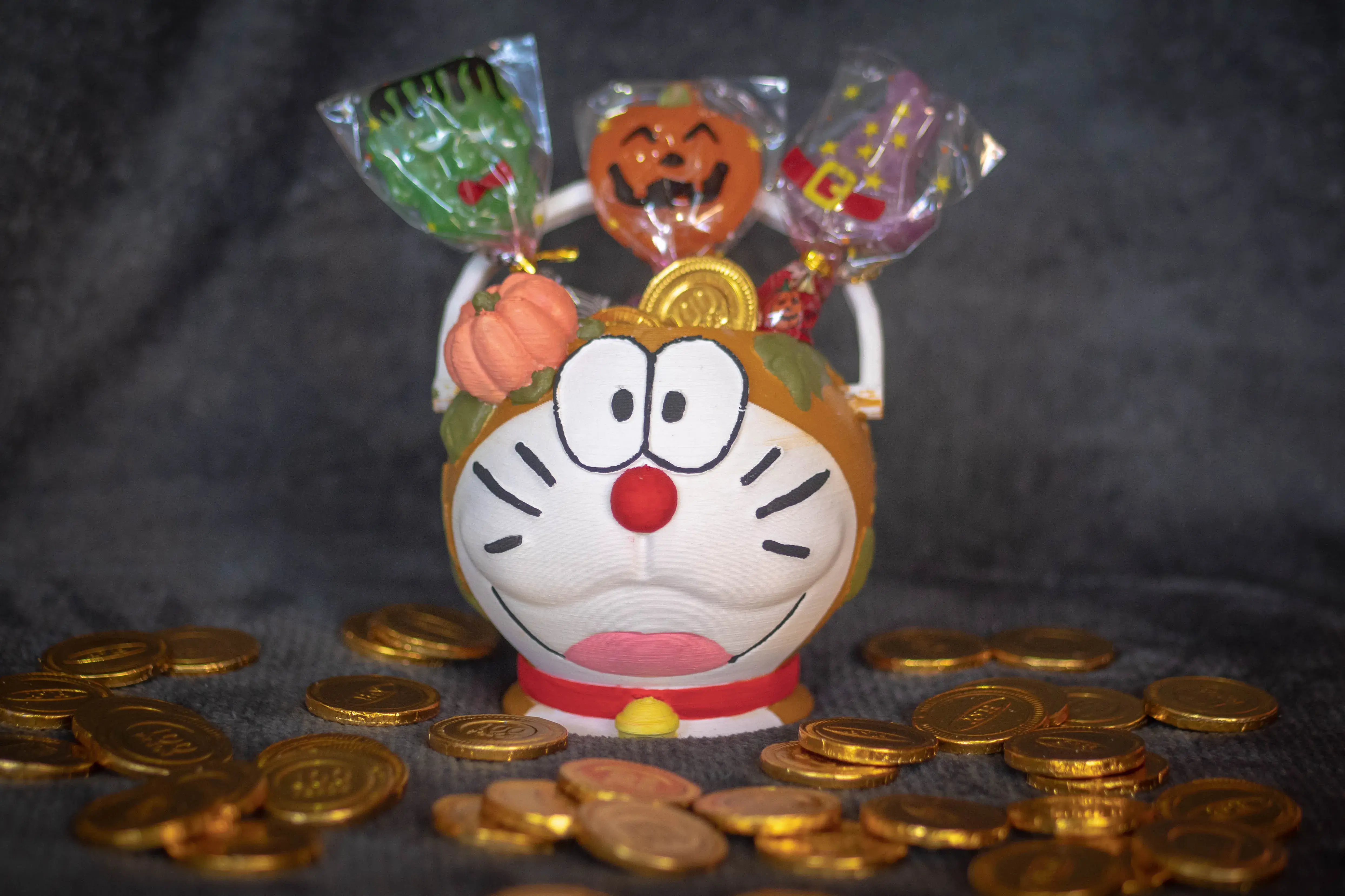 Board Games & Card Games STL Download - Doraemon Pumpkin Halloween ...