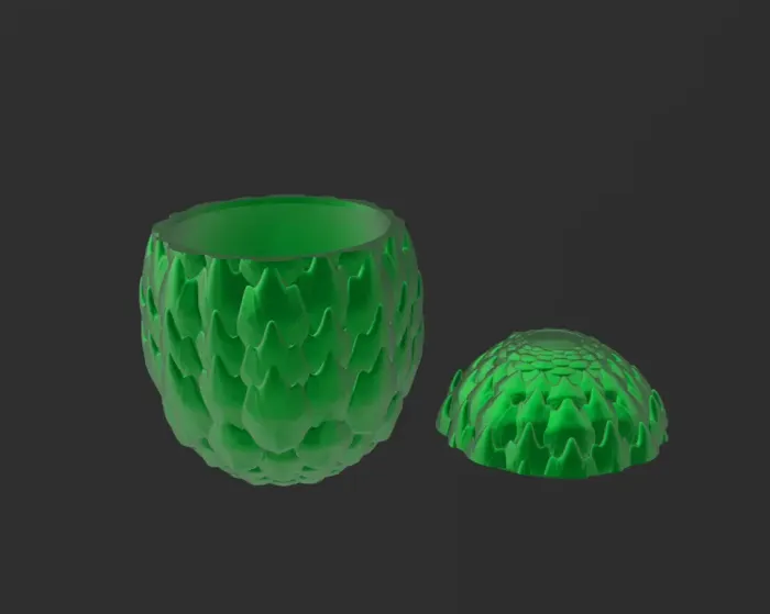 Sculptures & Artworks STL Download - Dragon egg containerby Mr3DBeast
