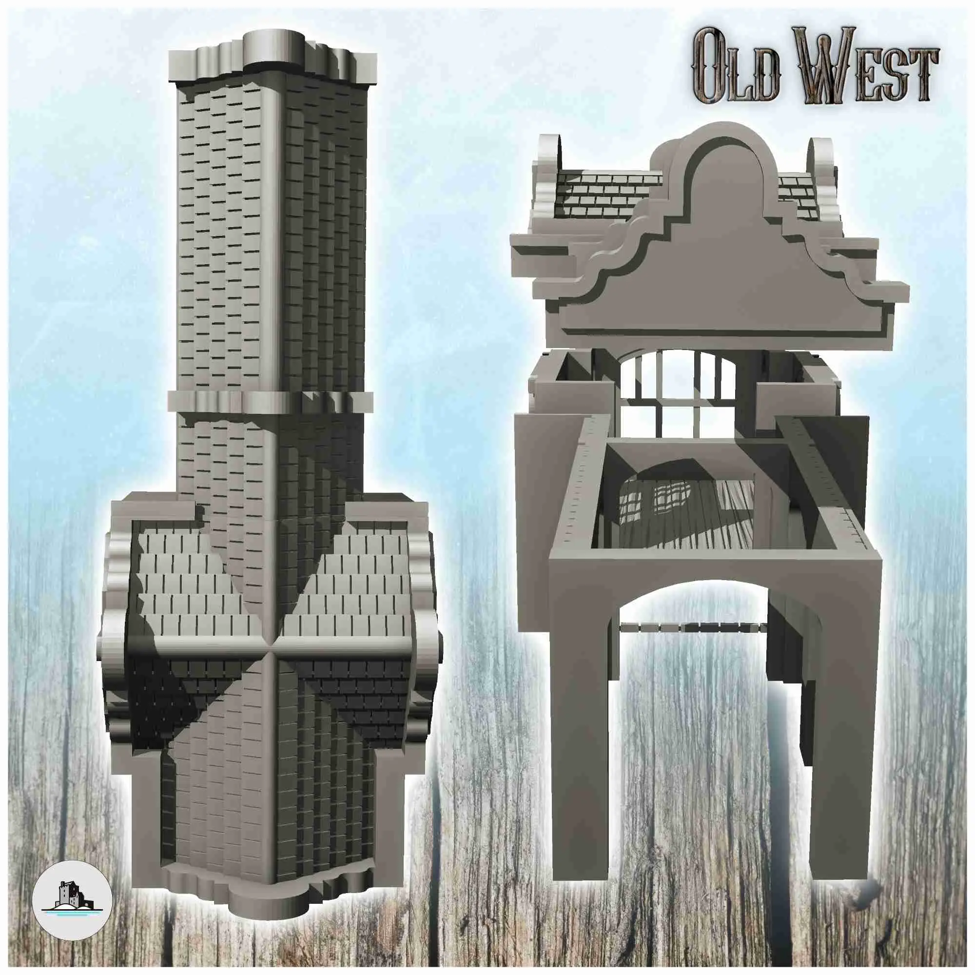 Other STL Download - El Paso western train station (10) - miniatures ...