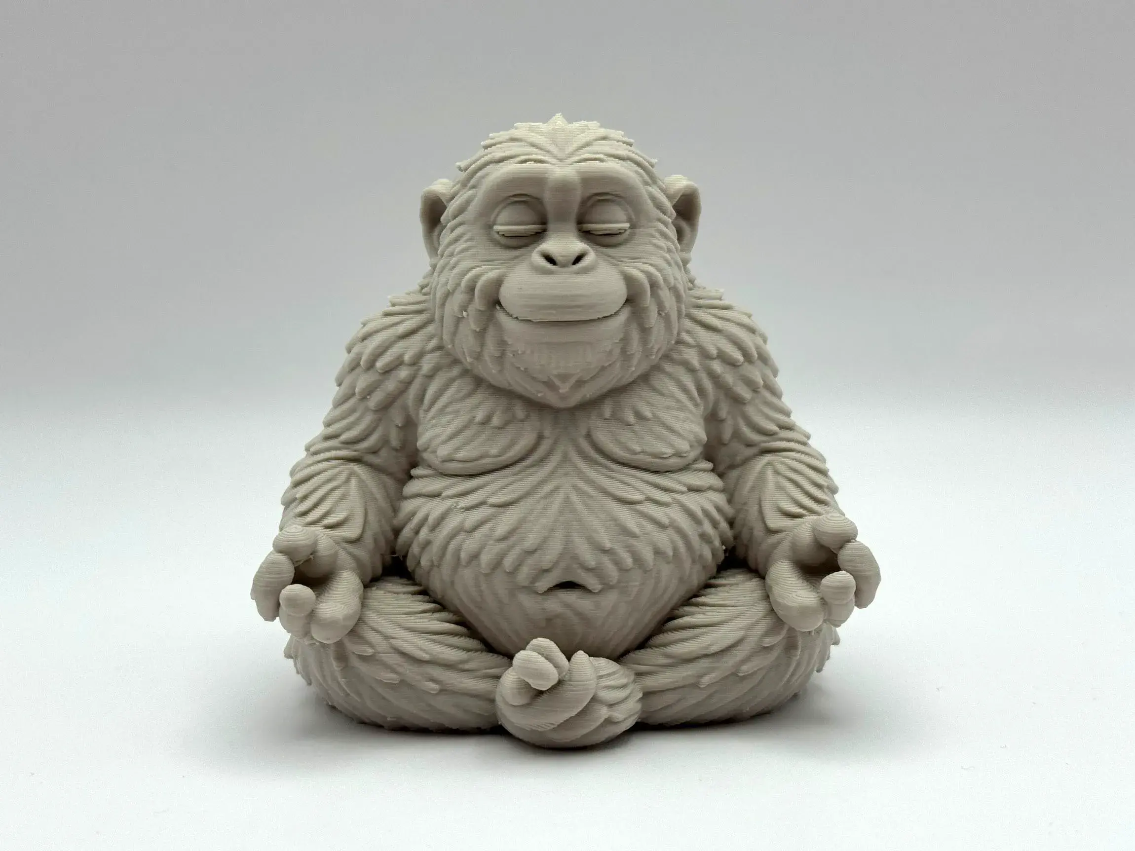3D Printer Files | 3MF File | Furry Zen Monkey | Creality Cloud