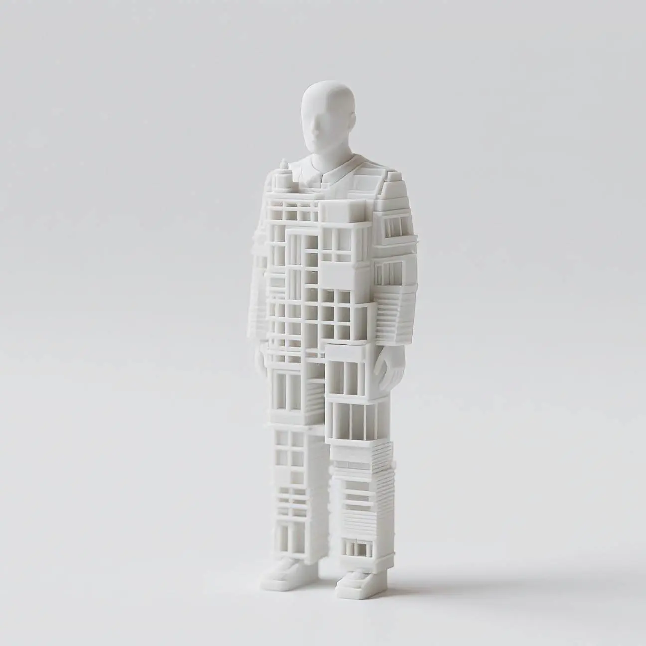 3D Printer Files | 3MF File | 科幻建筑系列——人体民居阁楼 | Creality Cloud