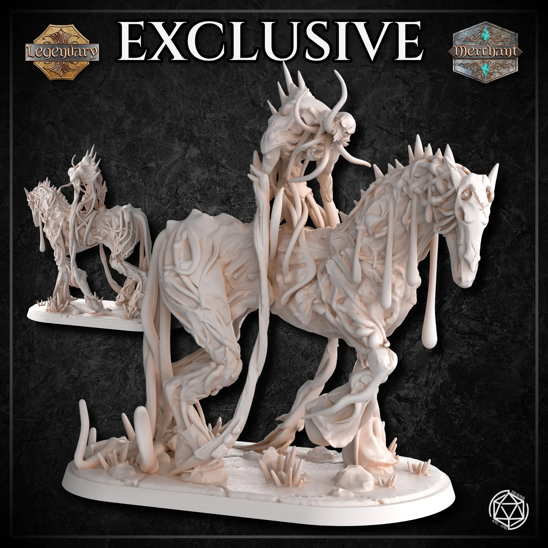 Characters & Creatures STL Descarga - Nuckelavee - M3DM