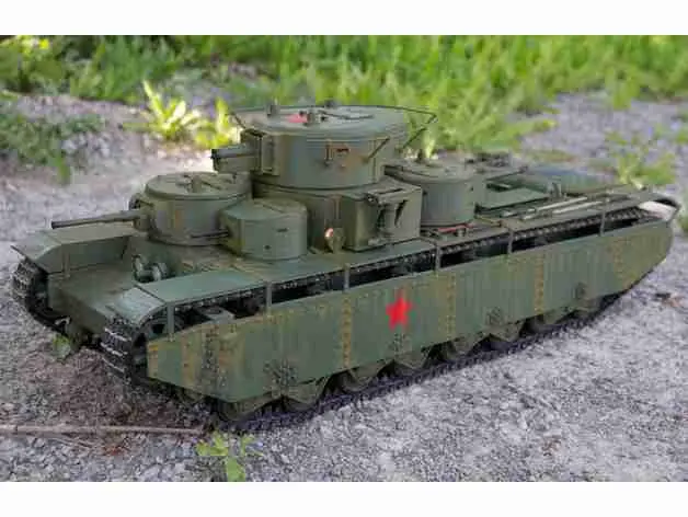 RC_1_16_Russian_T-35_Heavy_Tank | تحميل نماذج ثلاثية الابعاد | Creality ...