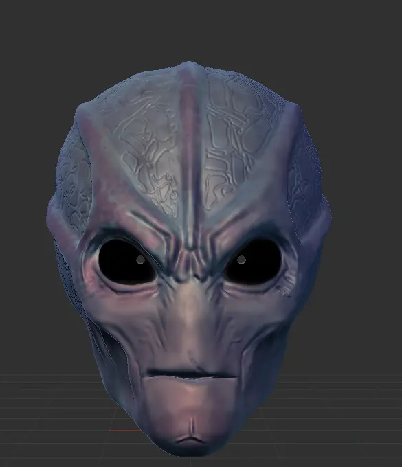 Cosplay STL Download - Alien Maskby miny3d
