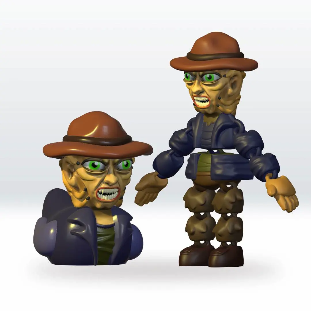 Characters & Creatures STL Download - Flexi Jeepers Creepers Multicolor ...