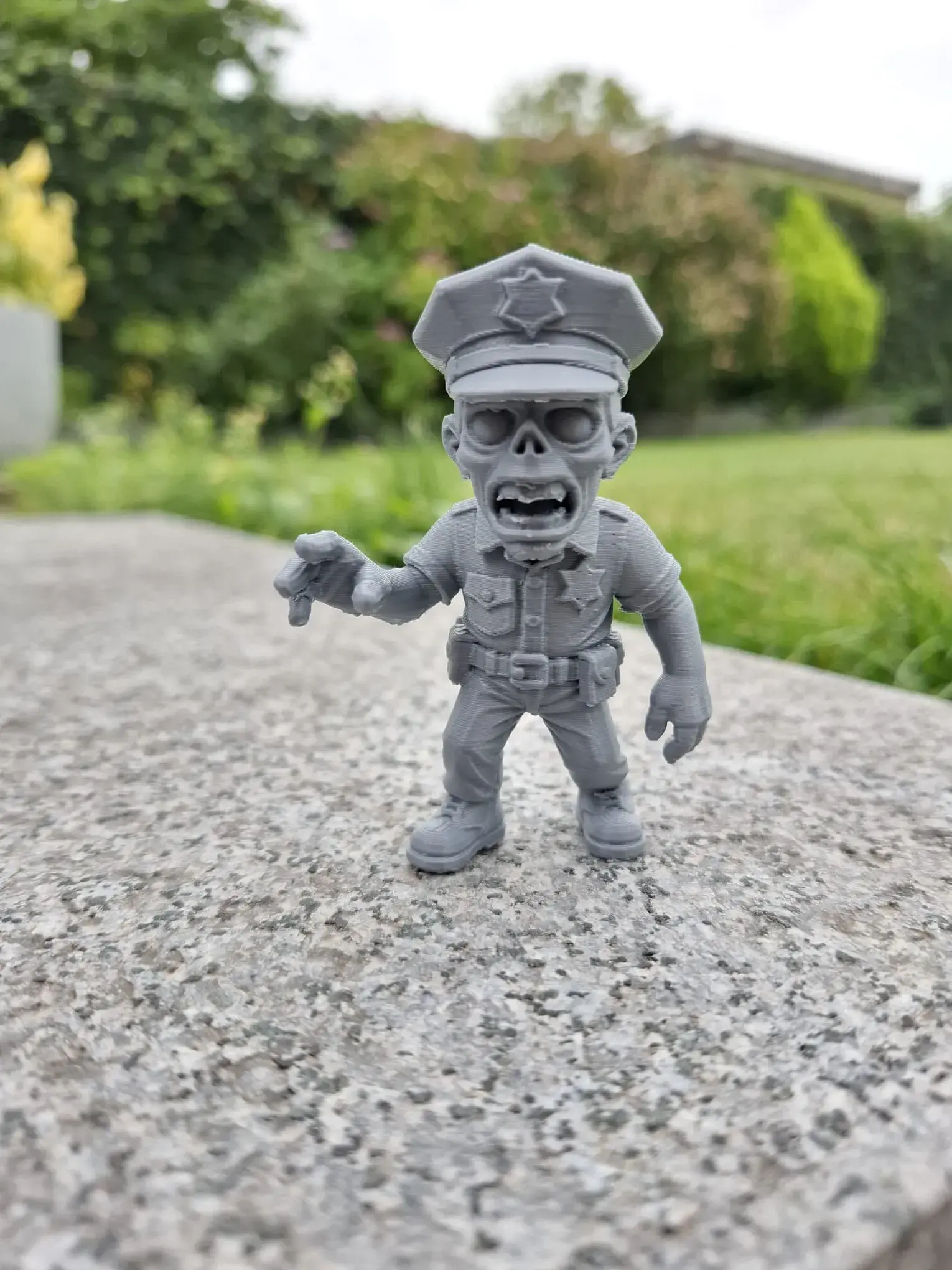 3D Printer Files | 3MF File | Cartoon Zombie Cop | Creality Cloud