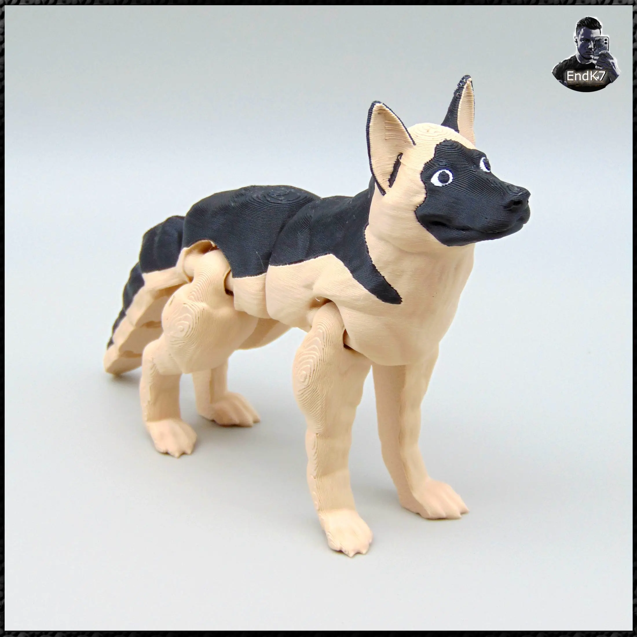 3D Printer Files | 3MF File | Articulated German Shepherd - Multicolor ...