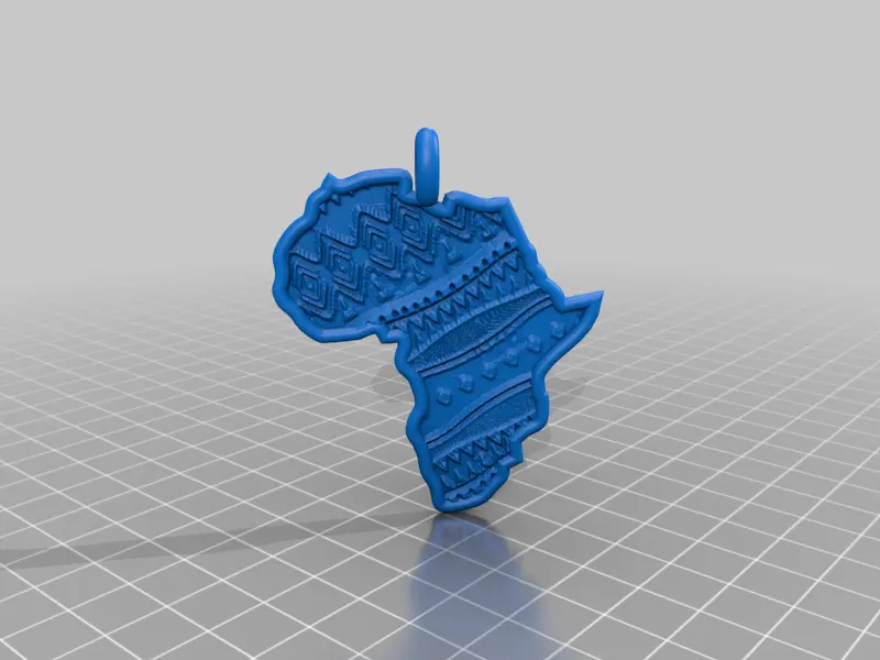 pendant AFRIKA | 3D models download | Creality Cloud