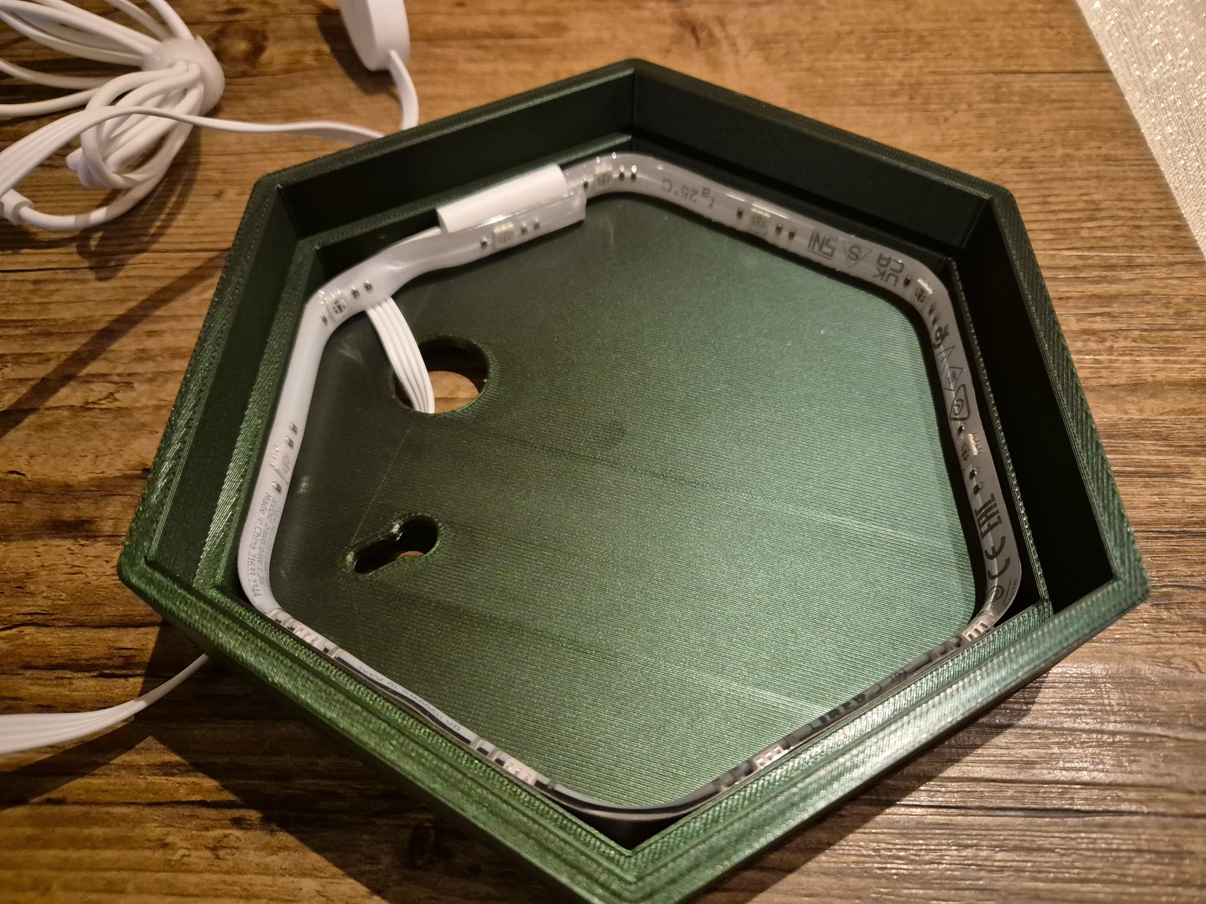 Free Home Decorations & Ornaments STL Download - Hexagon Lightbox - Add ...