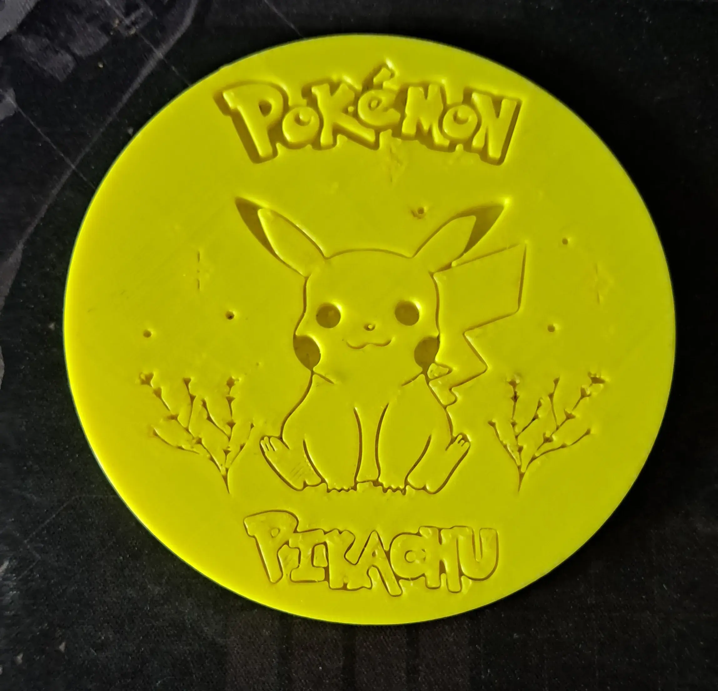 Archivos de impresora 3D | Archivo 3MF | Pikachu Pokemon Coaster ...