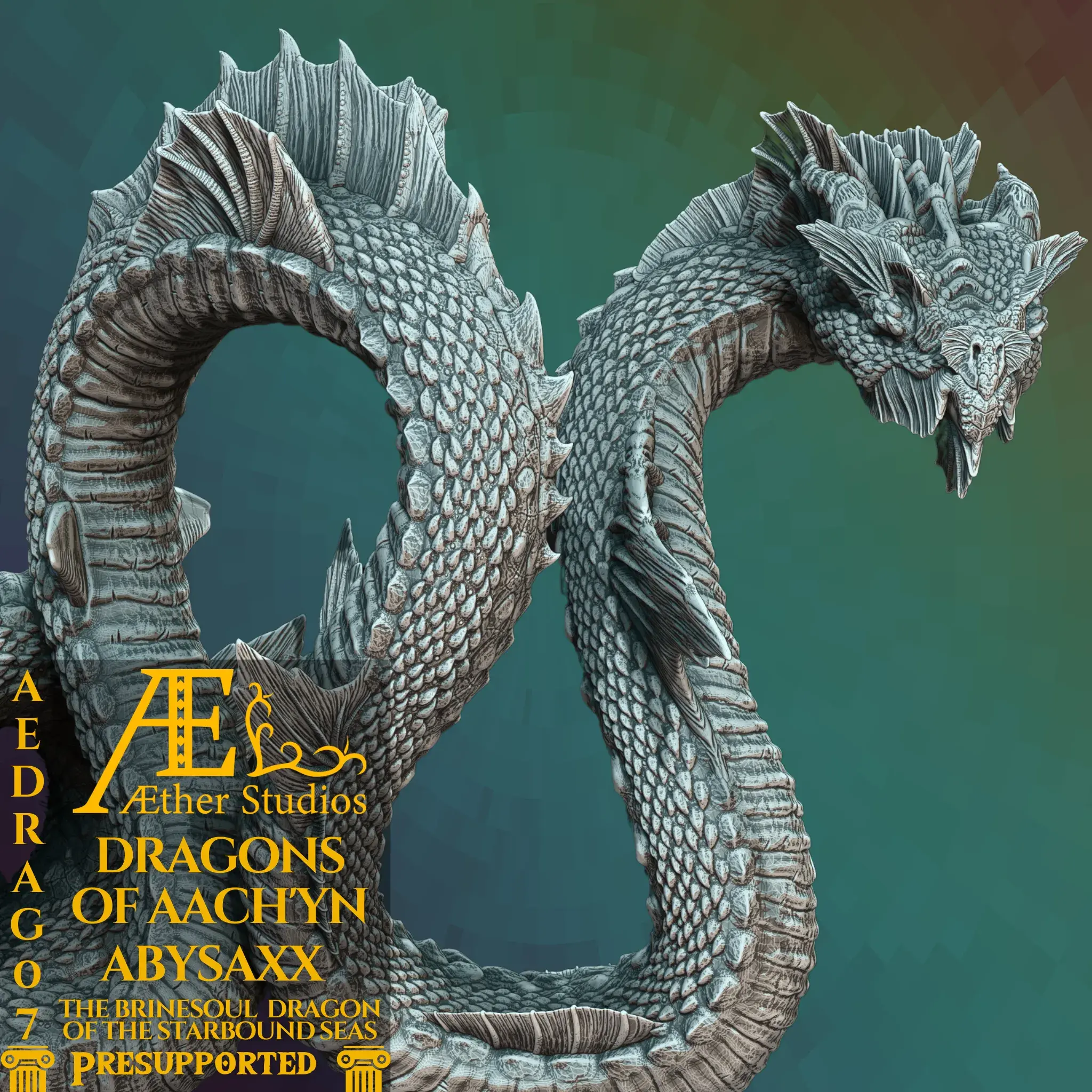 Characters & Creatures STL Download - AEDRAG07 - Dragons of Aach'yn ...