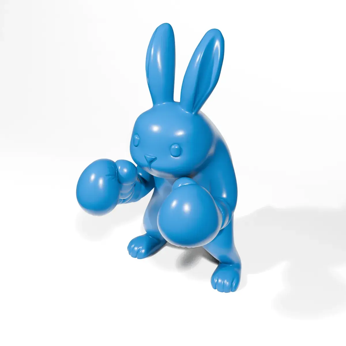 Sculptures & Artworks STL Download - Boxer rabbit figurineby 3D Everything