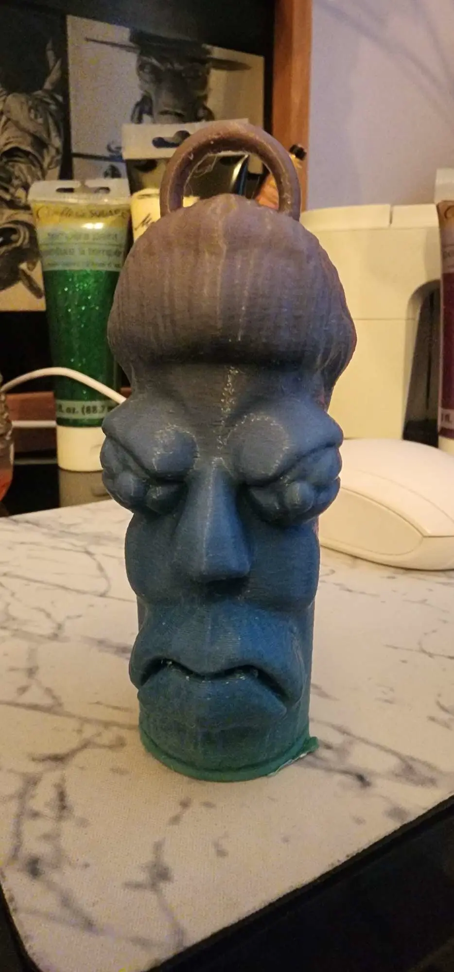 Digital Art STL Download - Angry Bearded Man by WessMann
