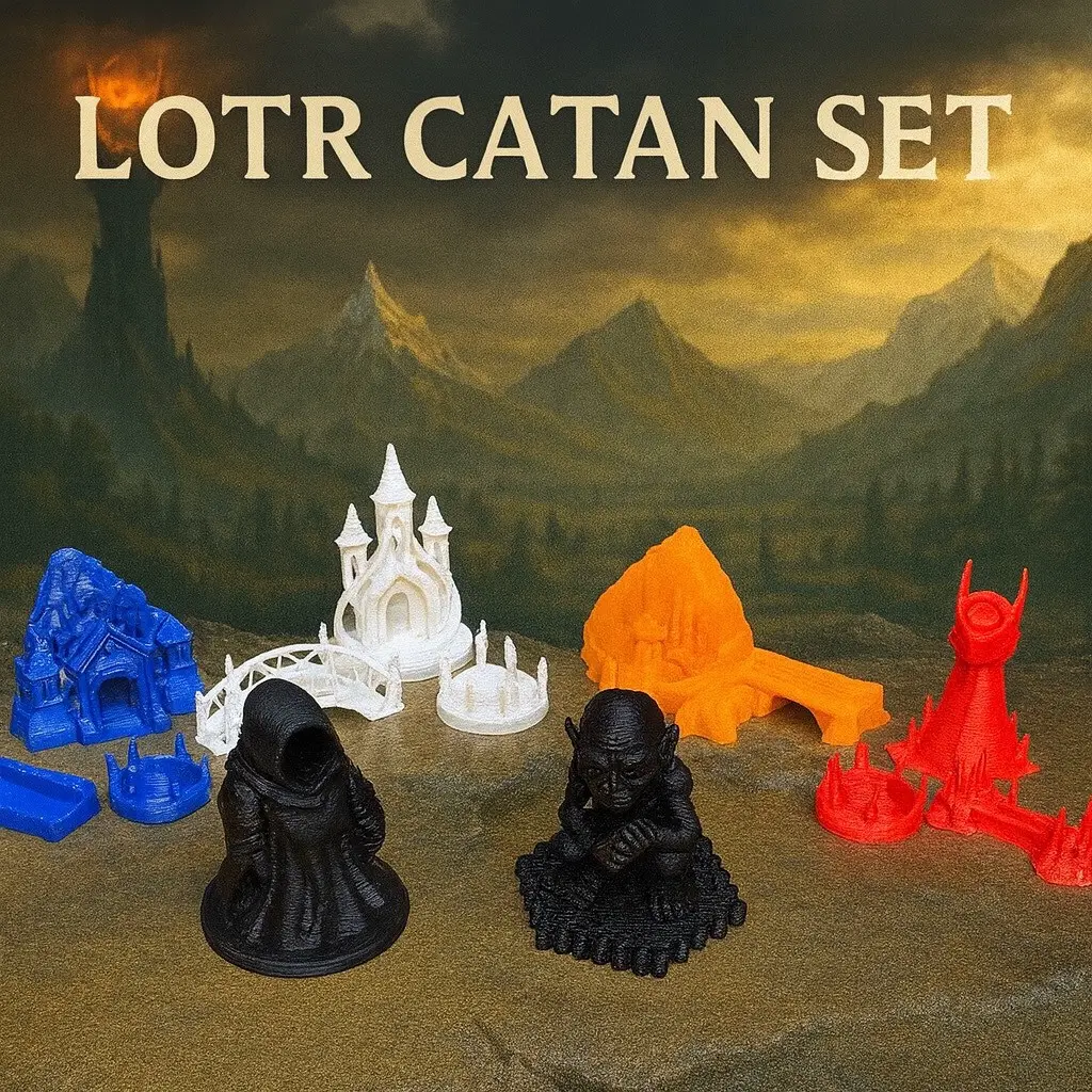 3D Printer Files | 3MF File | Lord of the Rings Themed Catan Set – Full ...