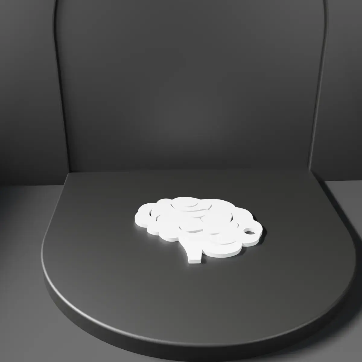3D Printer Files | 3MF File | Free Brain Keychain | Creality Cloud