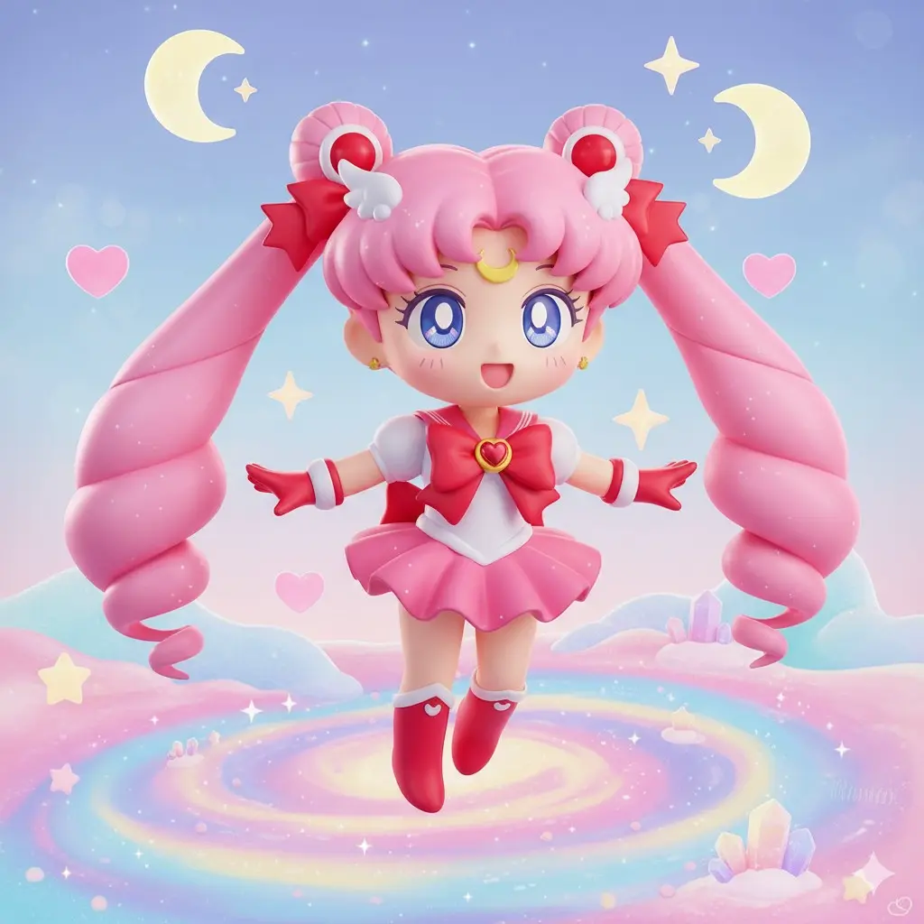 3D Printer Files | 3MF File | Chibi Moon | Creality Cloud