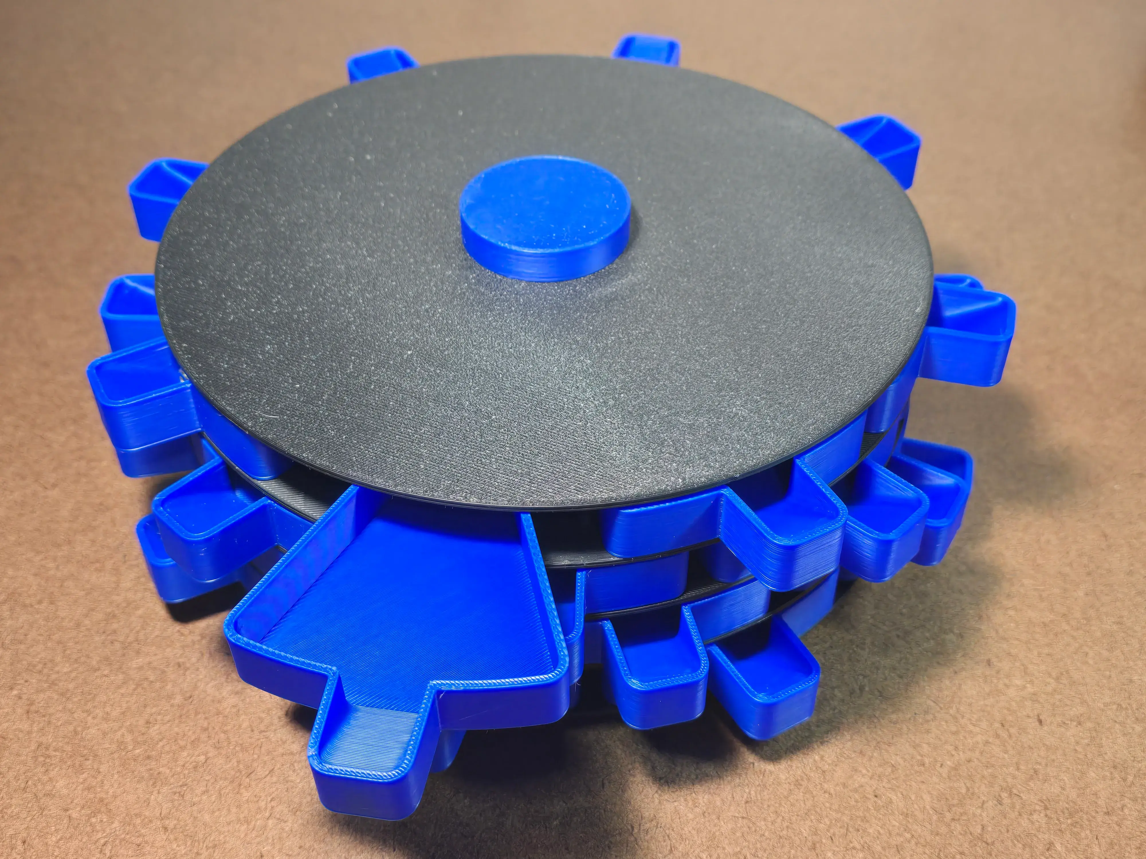 Tools & Spare Parts STL Download - Rotating Hardware Organizer Tray ...