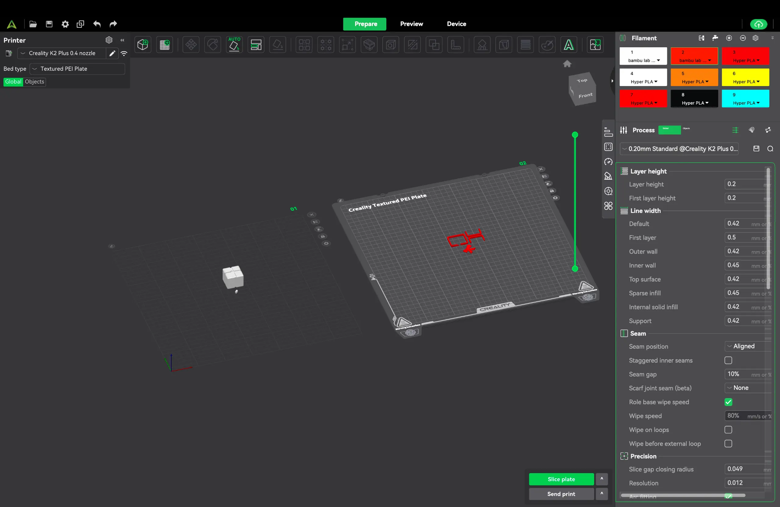 3D Printer Files | 3MF File | 90s small gift box ornament | Creality Cloud