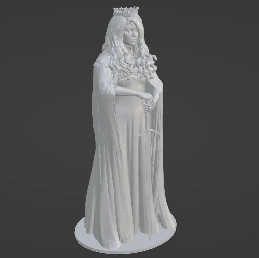 Characters & Creatures STL Download - Elves Queenby Edna Lab