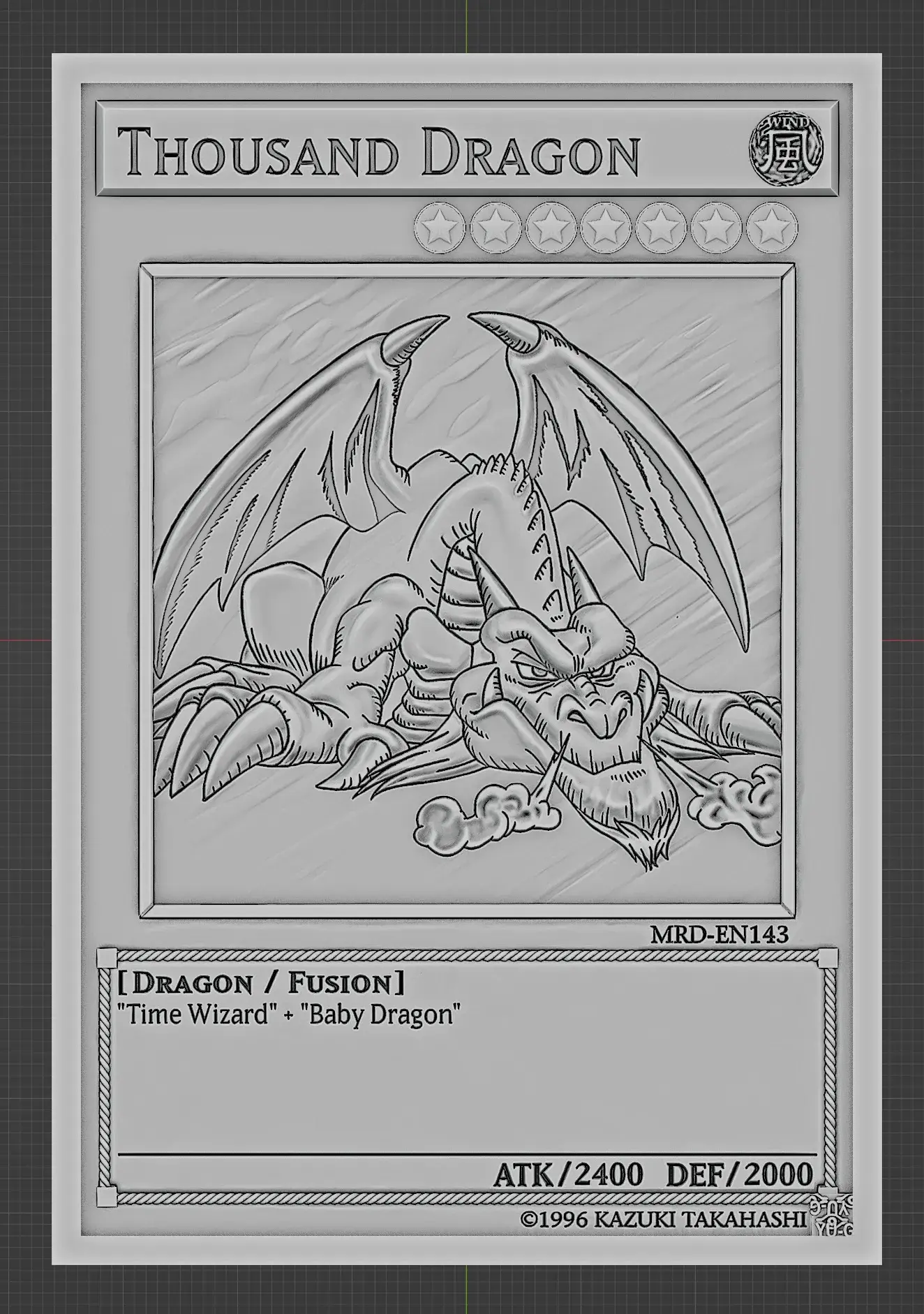 Other STL Download - Thousand Dragon - yu-gi-oh!by Wsonuchiha3D