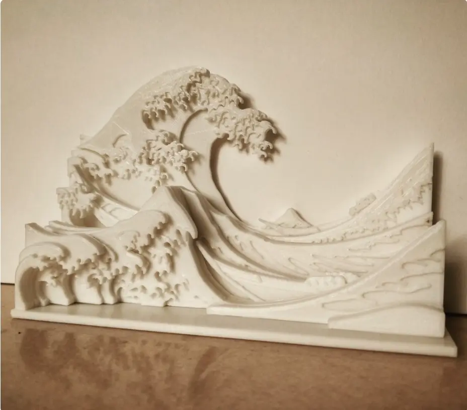 3D Printer Files | 3MF File | The great wave | Creality Cloud