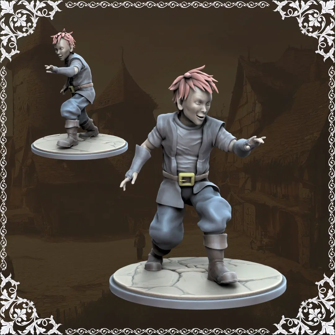 Characters & Creatures STL Download - Thief Child - Cityfolksby ...