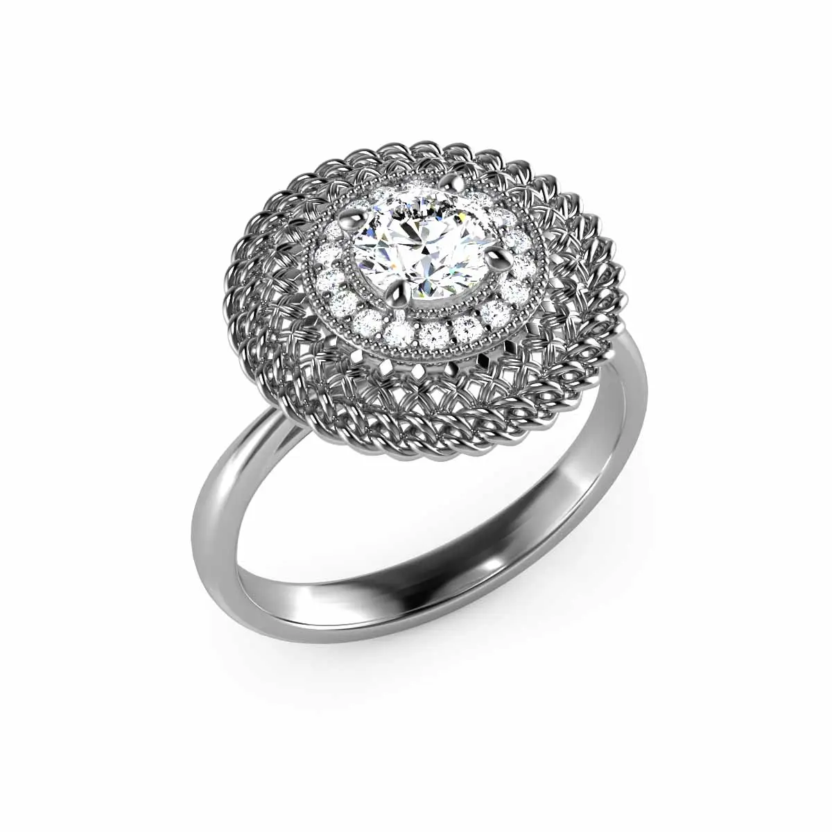 Jewelry & Accessories STL Download - AC-STONE-RING-010by AYUSH CRATION