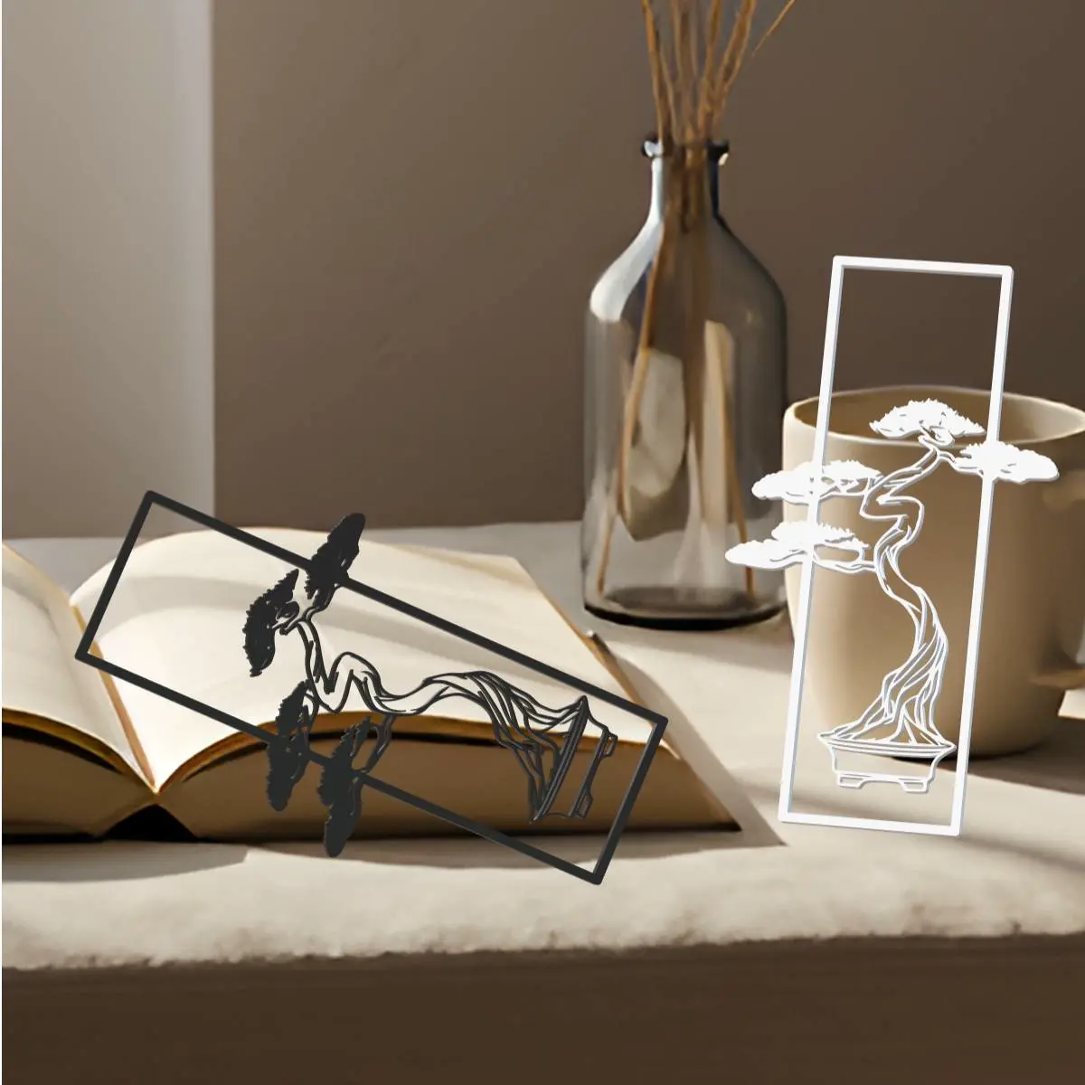 Stationery & Learning Tools STL Download - Bonsai Tree Bookmark ...