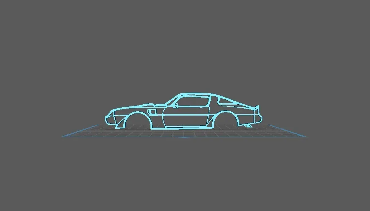 Vehicles & Machinery STL Descarga - Pontiac - Trans am - 3Decoplate