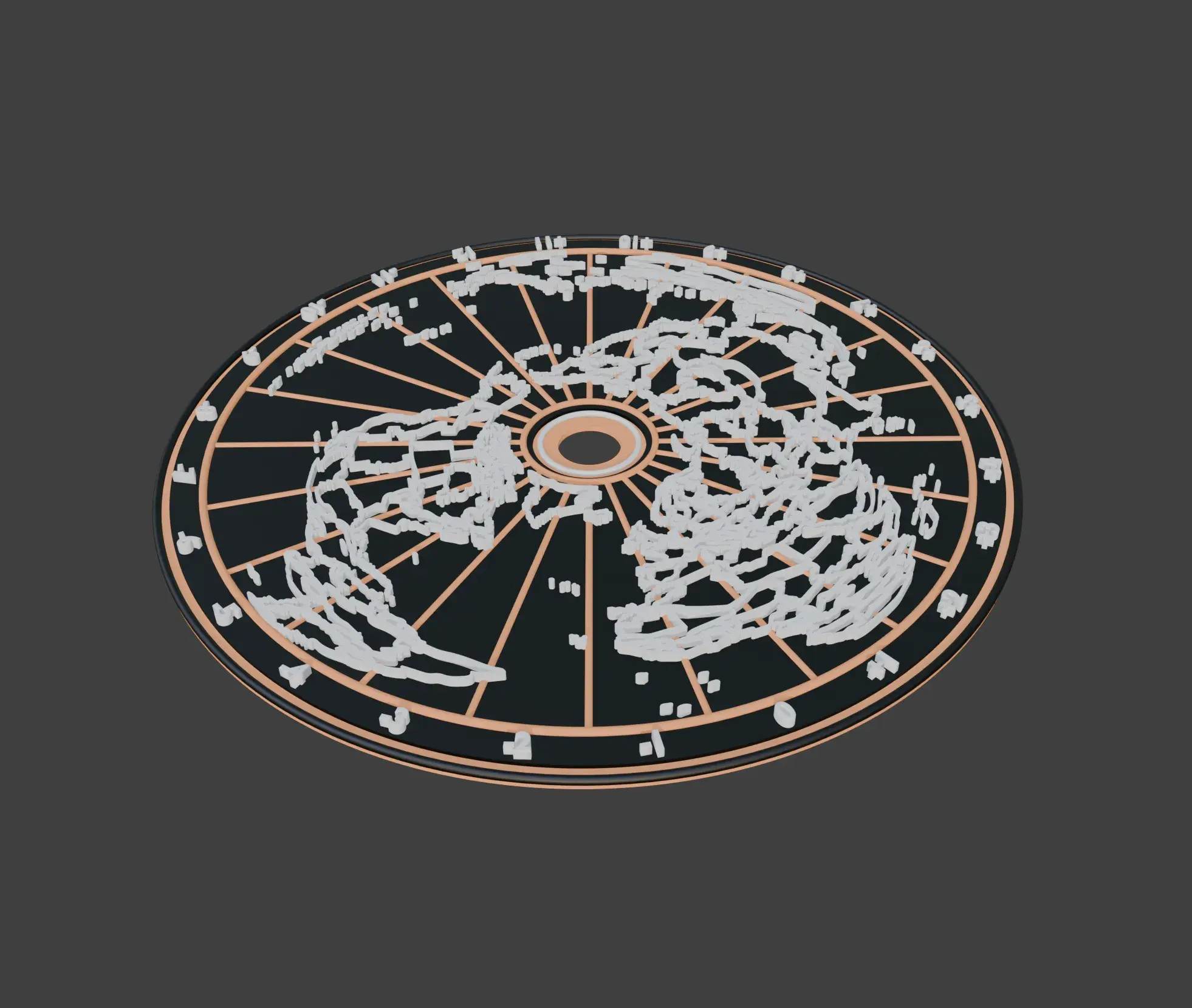 3D Printer Files | 3MF File | Minimal Original World Time Zone Wheel ...