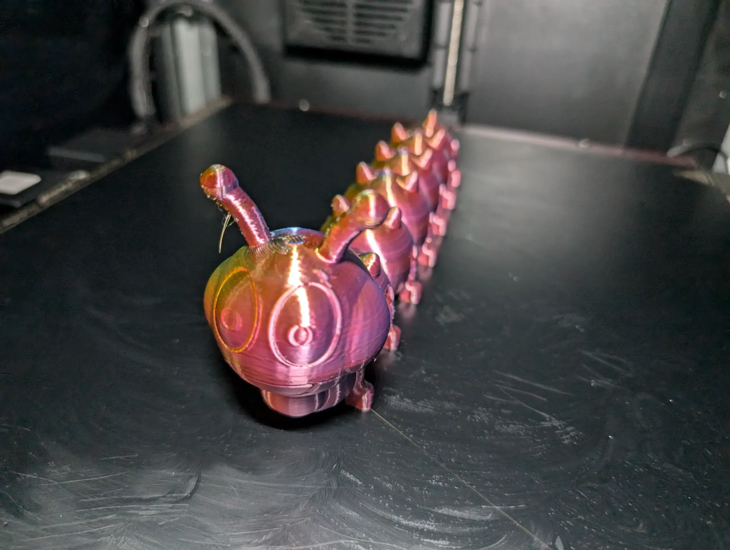 3D打印模型 | 3MF文件 | Cataflex - Cute Flexi Caterpillar. Free and easy to ...