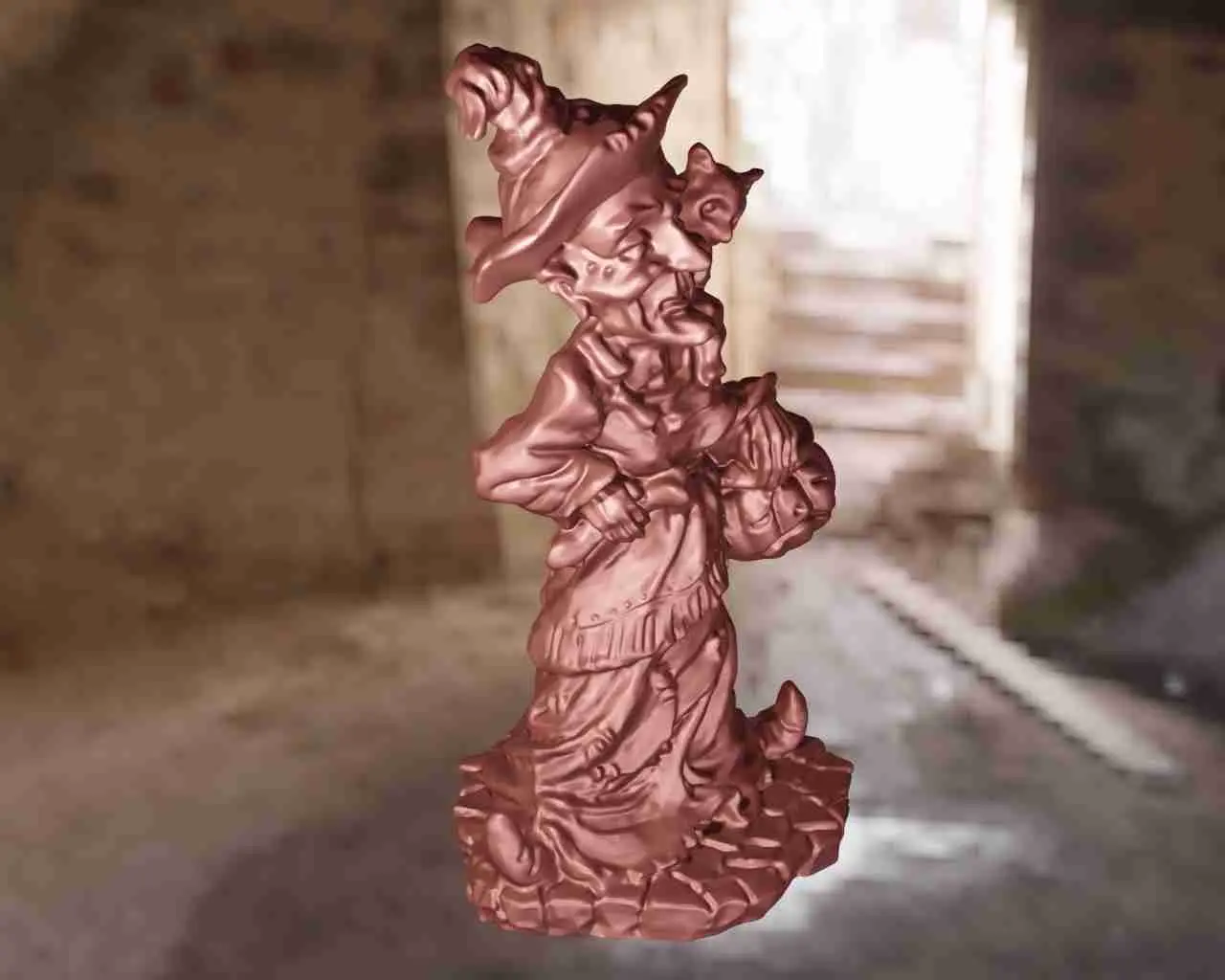 Sculptures & Artworks STL Download - Wizzardby Motek3D