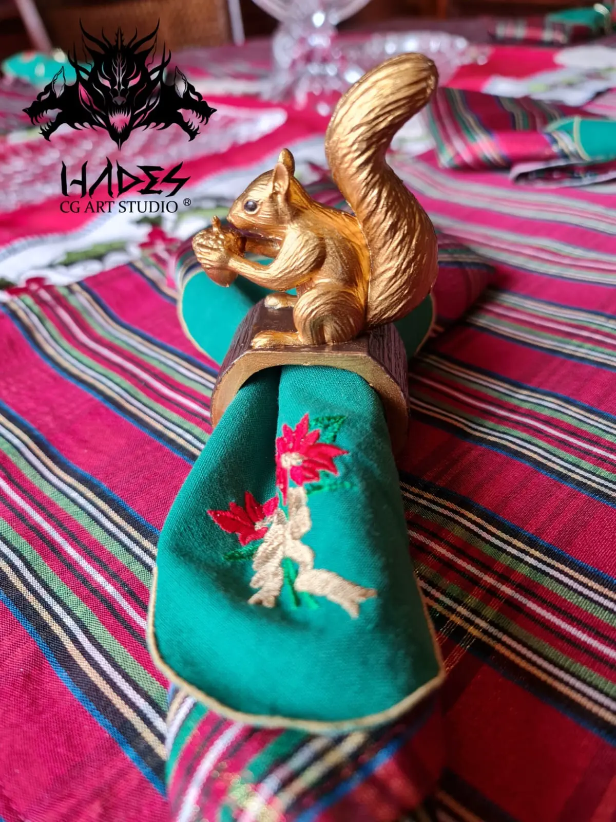 Home Decorations & Ornaments STL Download - SQUIRREL NAPKIN RINGSby ...