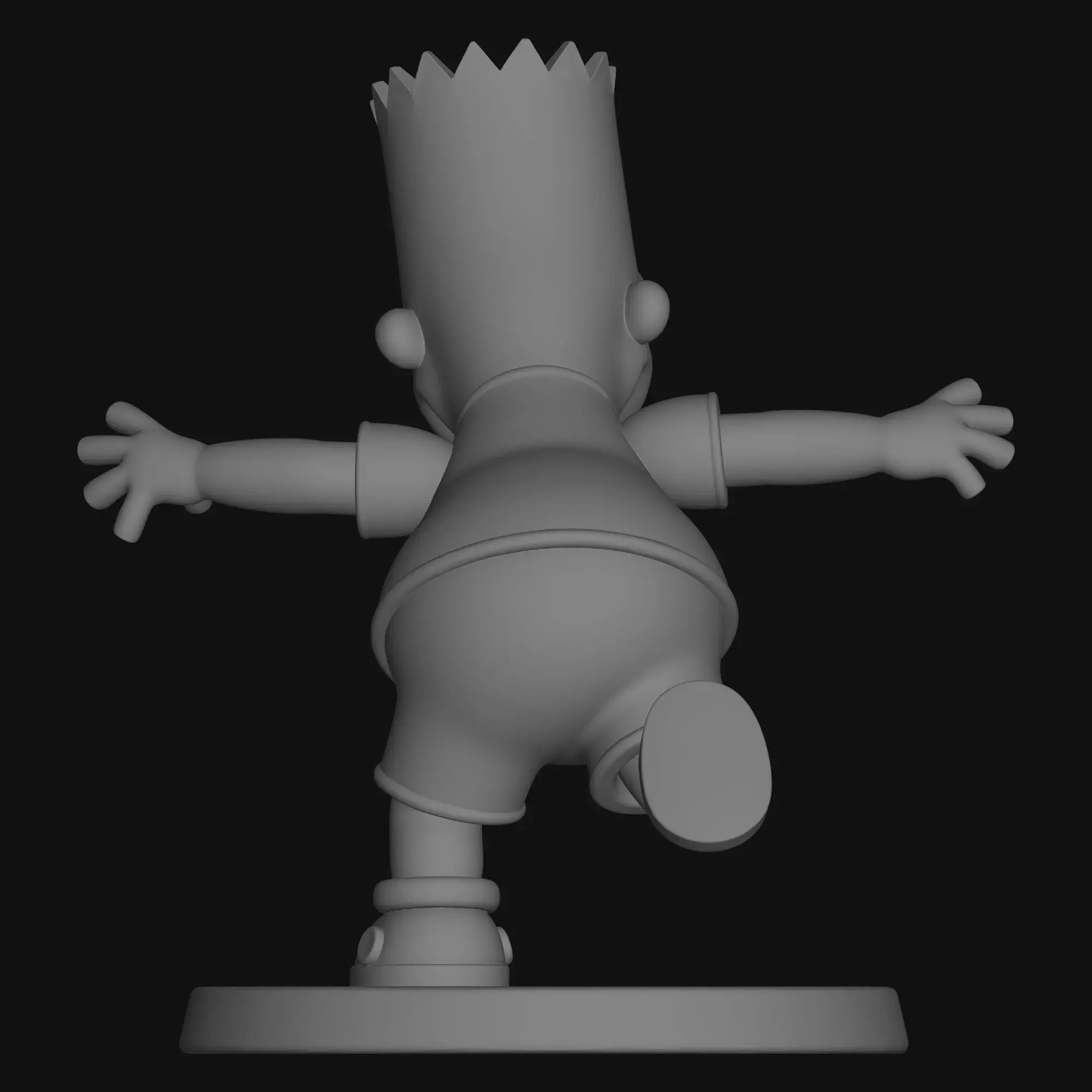 Characters & Creatures STL indir - 3d Model Bart Simspon - BiLeN MeSH SToRe