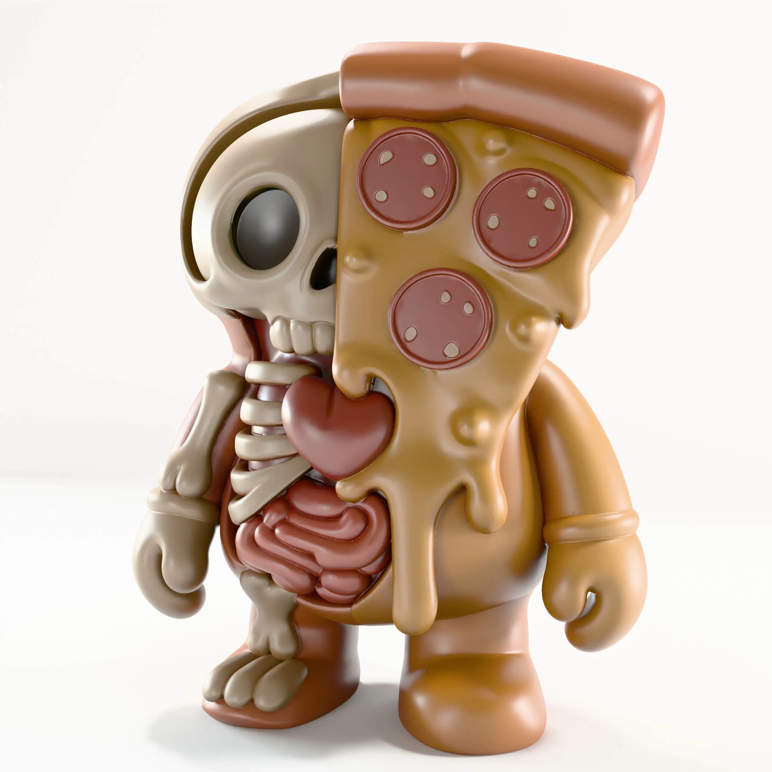 3D Printer Files | 3MF File | Skeleton Pizza | Creality Cloud