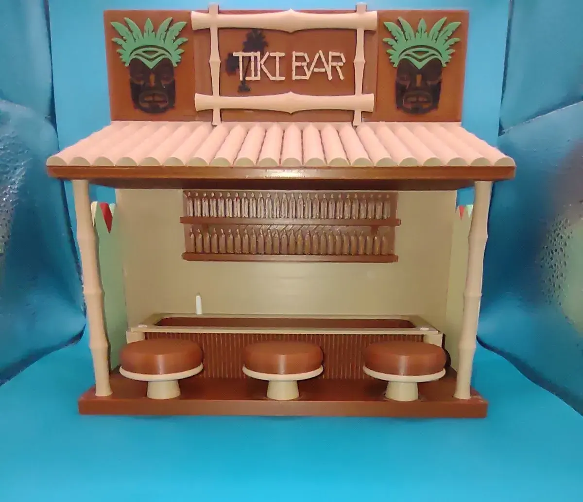 Home Decorations & Ornaments STL Download - Tiki Bar Bird Feederby ...