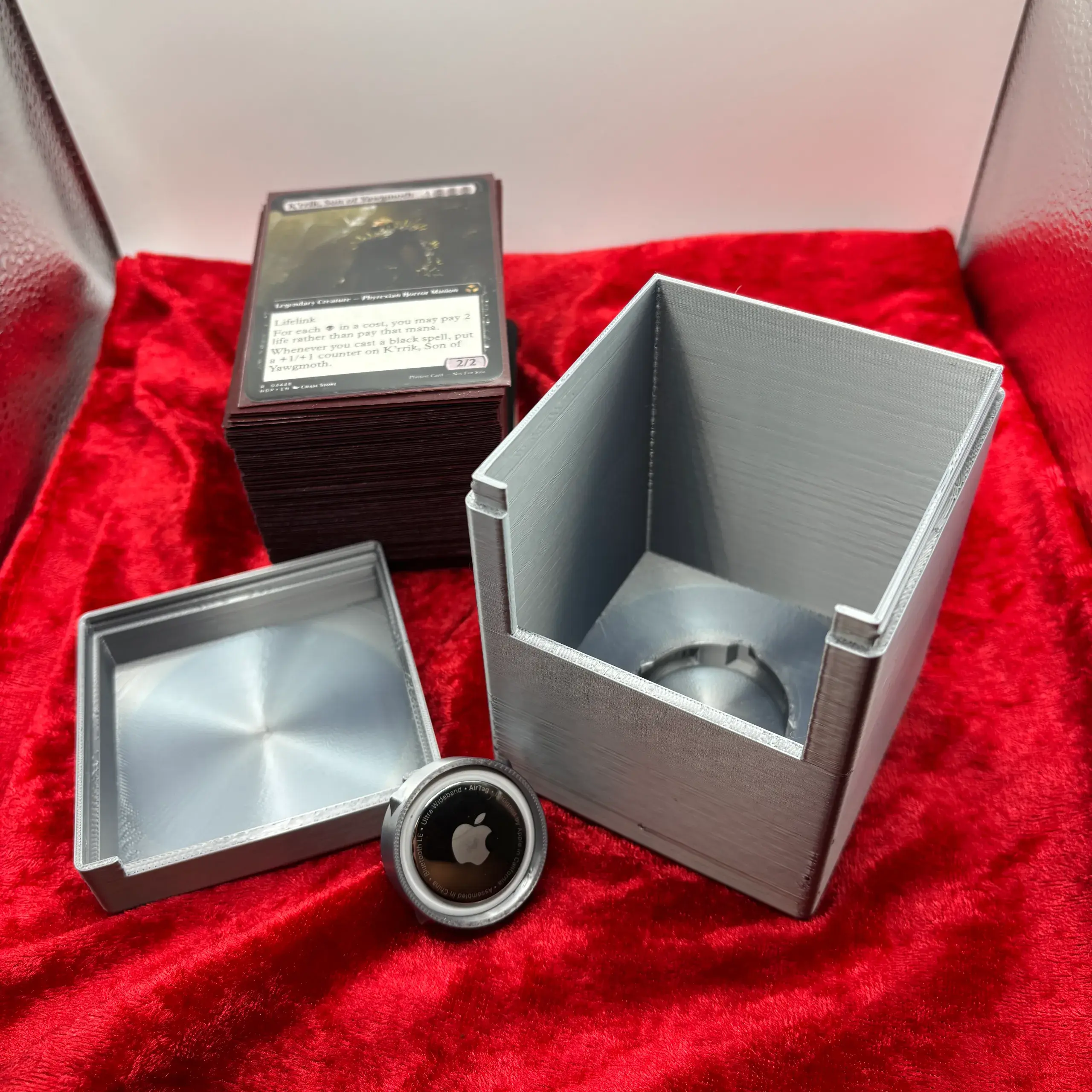 Board Games & Card Games STL Download - AirTag Secured Commander Case ...