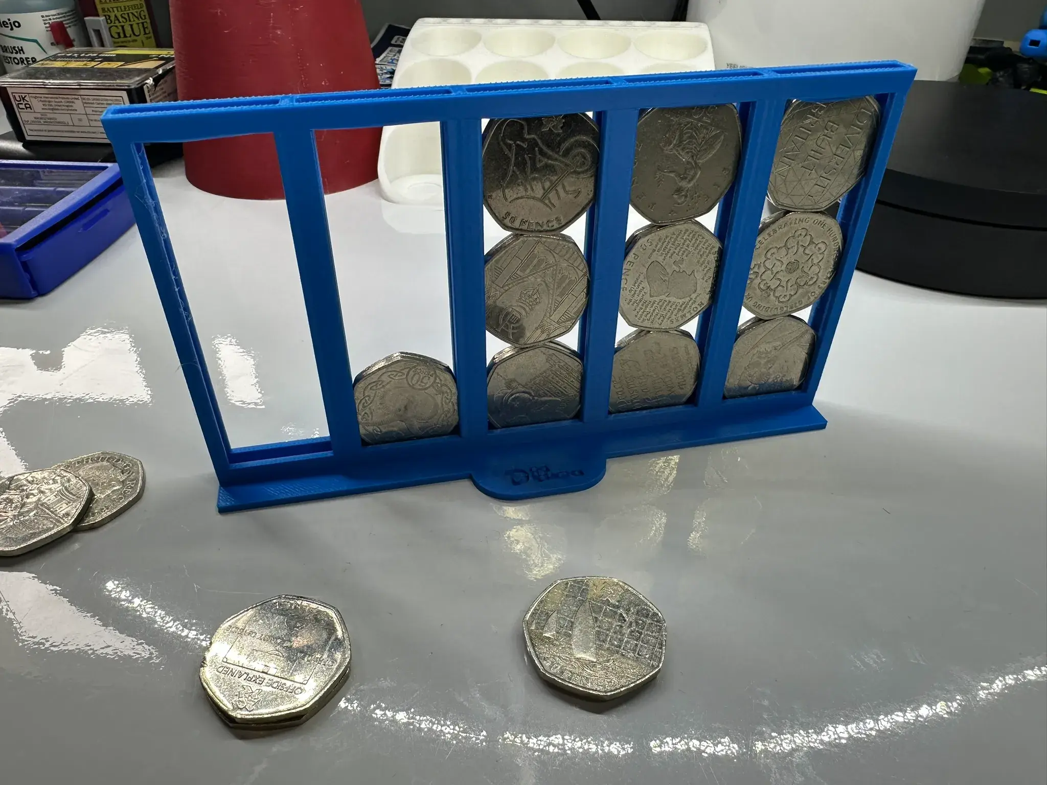 3D Printer Files | 3MF File | UK 50p collection display case | Creality ...