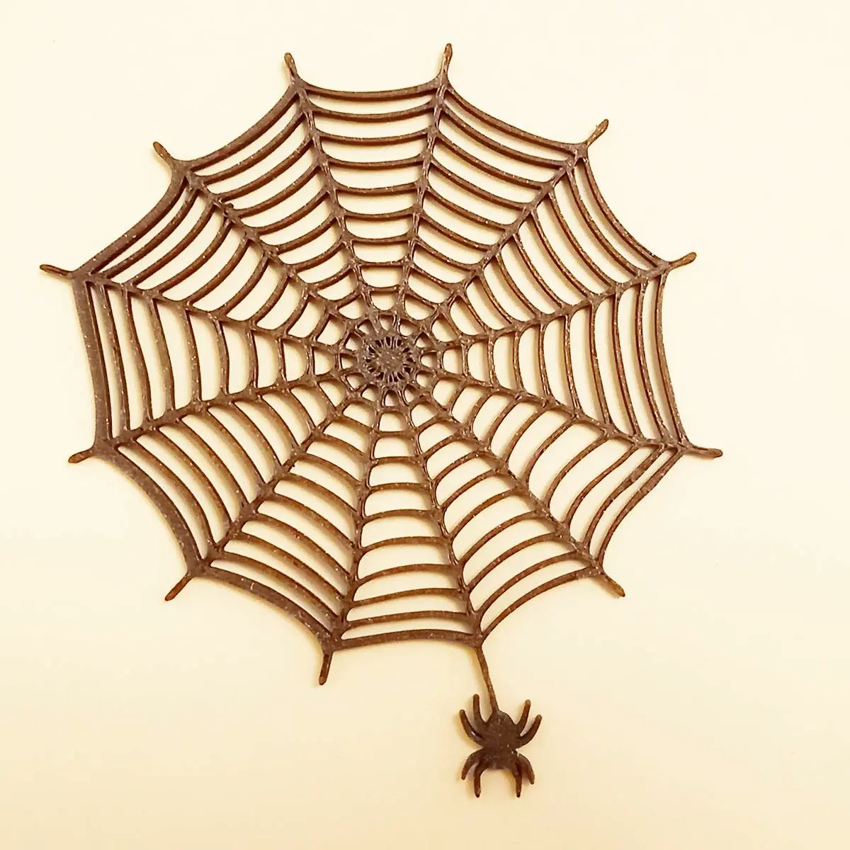 3D Printer Files | 3MF File | Small halloween spider with net (2D style ...