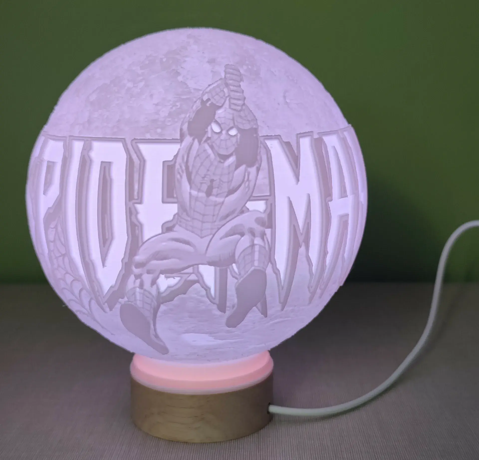 3D Printer Files | 3MF File | Lithophane Spiderman | Creality Cloud